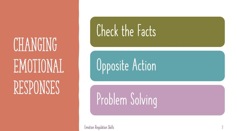 Opposite to Emotion Action - A DBT Emotion Regulation Skill - Etsy