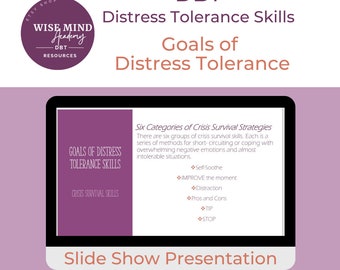 DBT Distress Tolerance: TIPP Skills Poster and Handout - Etsy UK