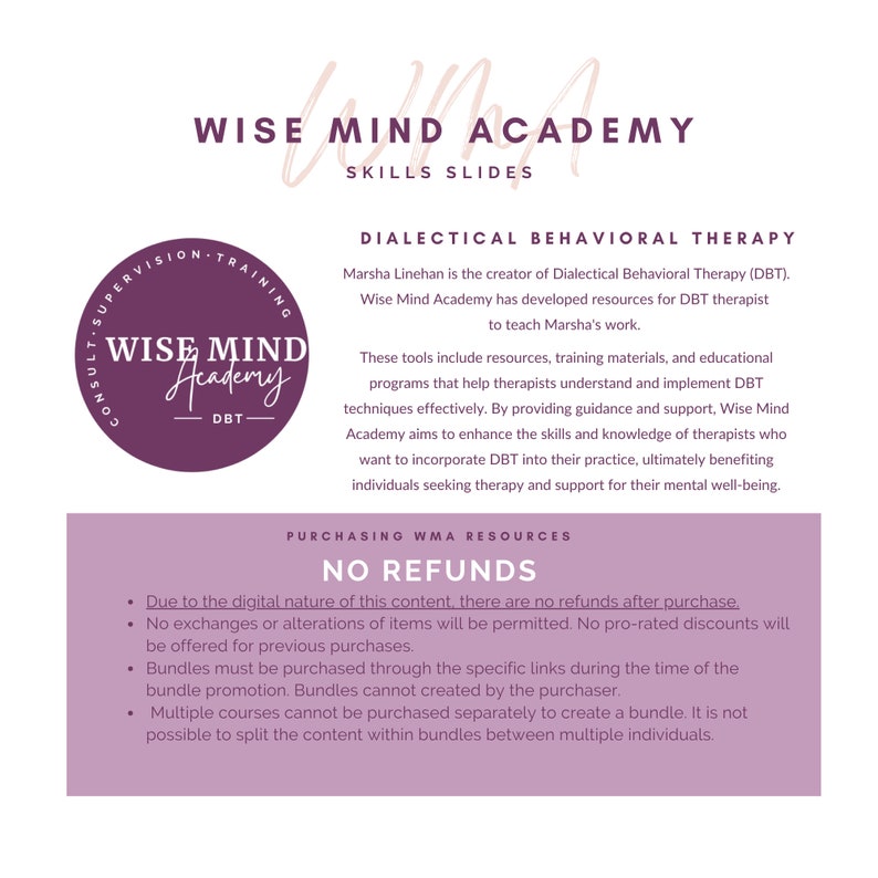 DBT WHAT Skill Presentation Slides for Observe Skill - Etsy