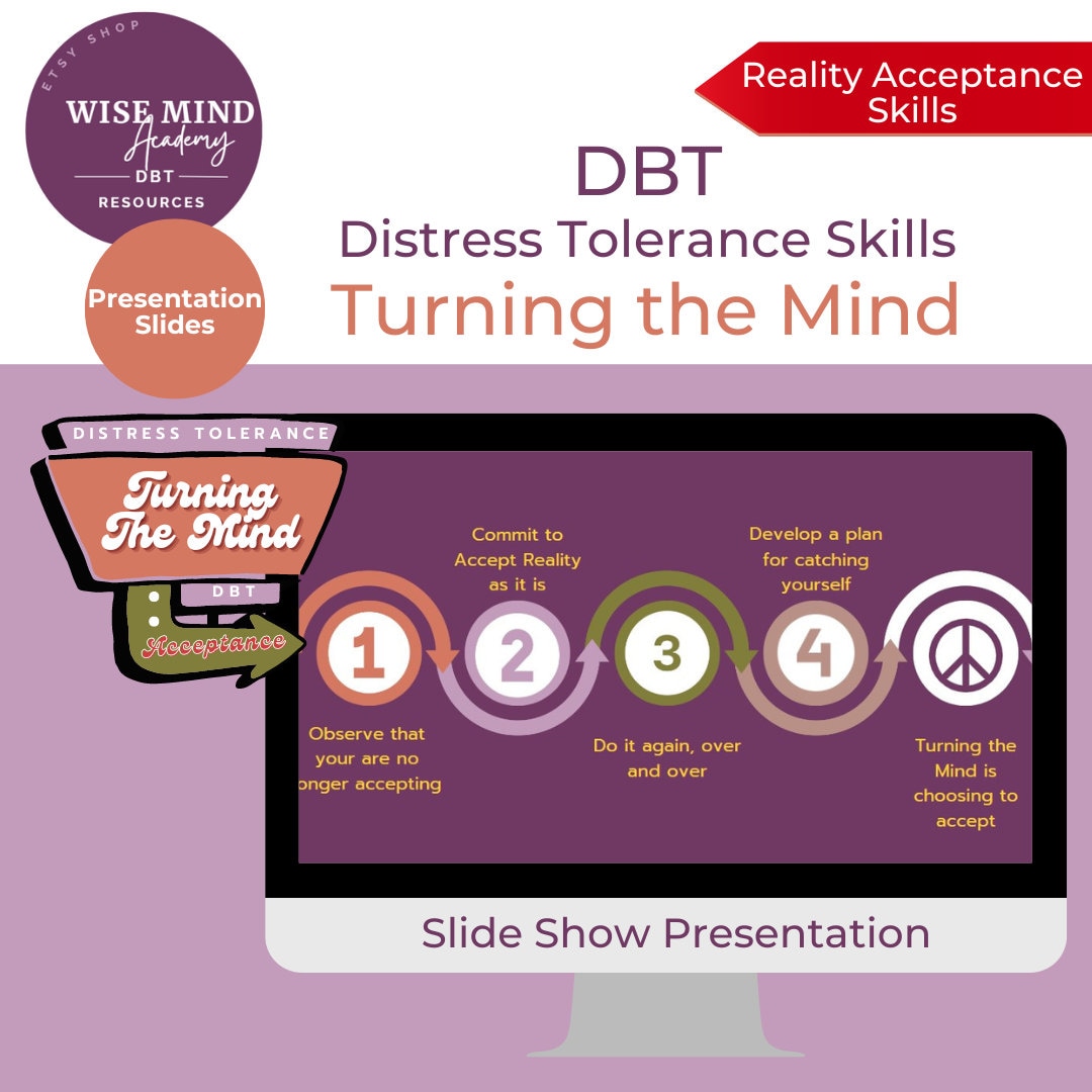 Turning the Mind DBT Skills (reality Acceptance) - Etsy