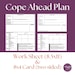 DBT "cope Ahead Plan" Worksheet & Card - A DBT Emotion Regulation Skill ...