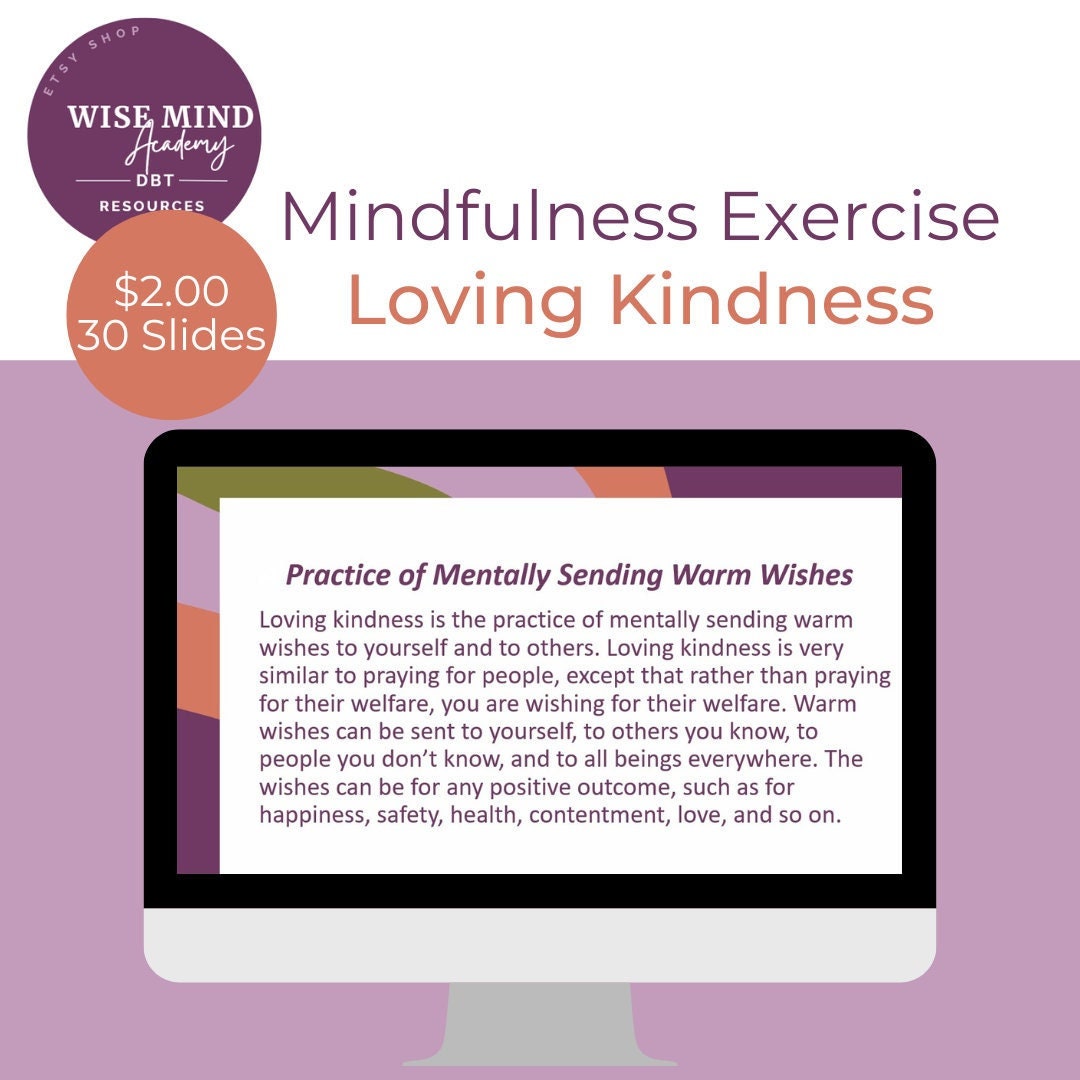 Loving Kindness Mindfulness Exercise - Etsy