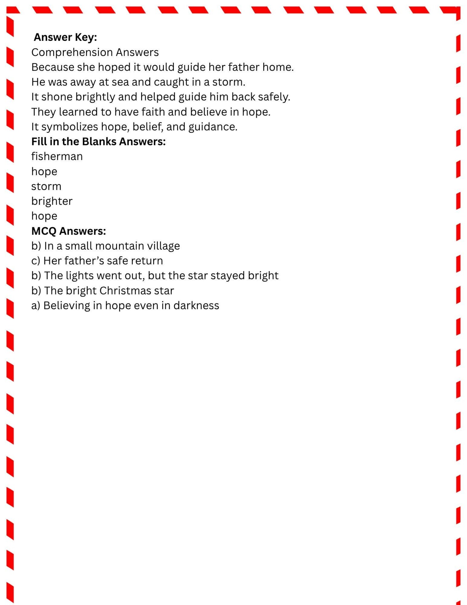 10 Christmas Reading Worksheets PDF Digital Download - Etsy