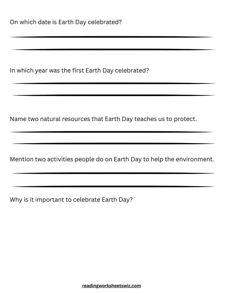 9 Reading Comprehension Worksheets for Language and Geography Grade 5-8 ...