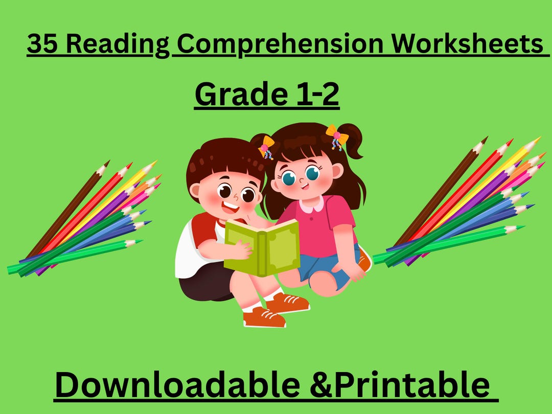 Reading Comprehension Worksheets Grade 1-2 PDF Printable and ...
