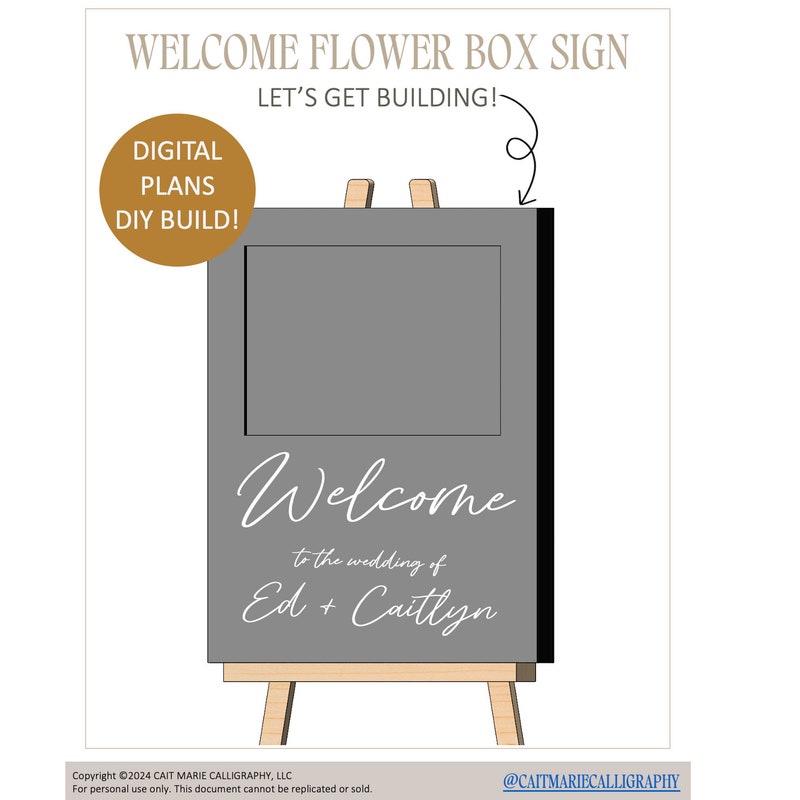Flower Box Sign - Etsy
