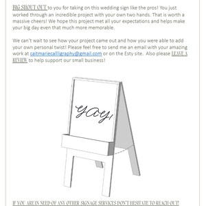 Downloadable Wedding Sign Flower Box Stand DIY Wedding Sign Plans ...