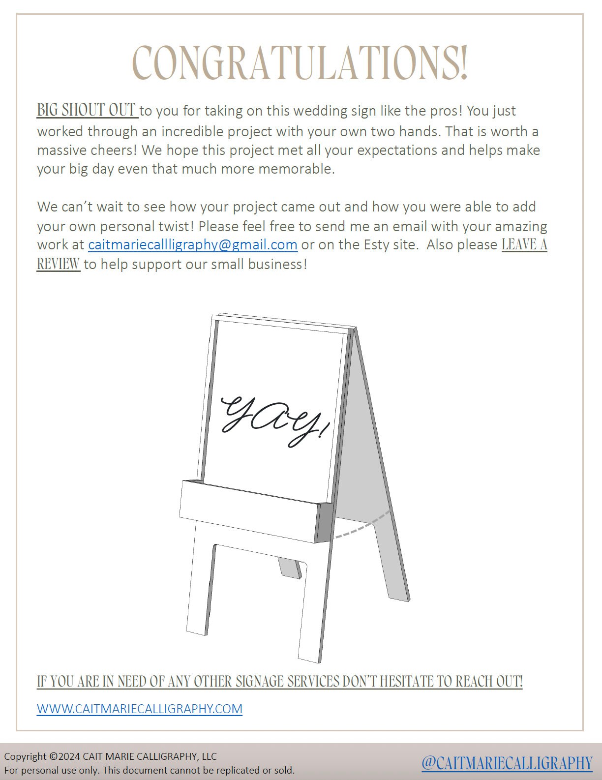 Downloadable Wedding Sign Flower Box Stand DIY Wedding Sign Plans ...