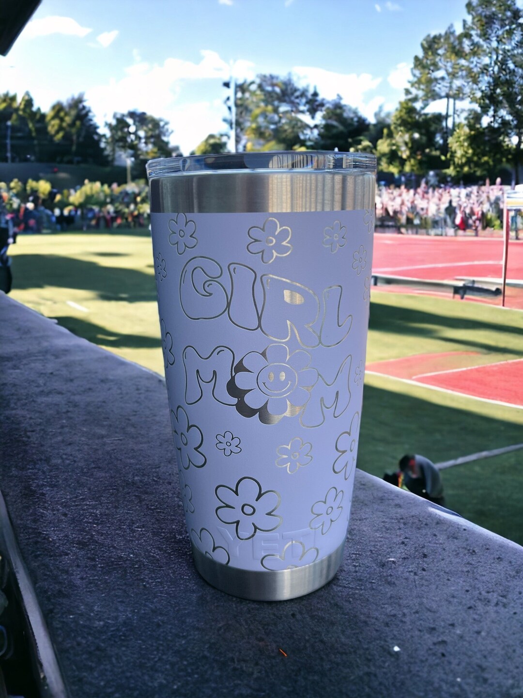 Girl Mom Yeti Tumbler 20oz Full Wrap Personalized New Etsy