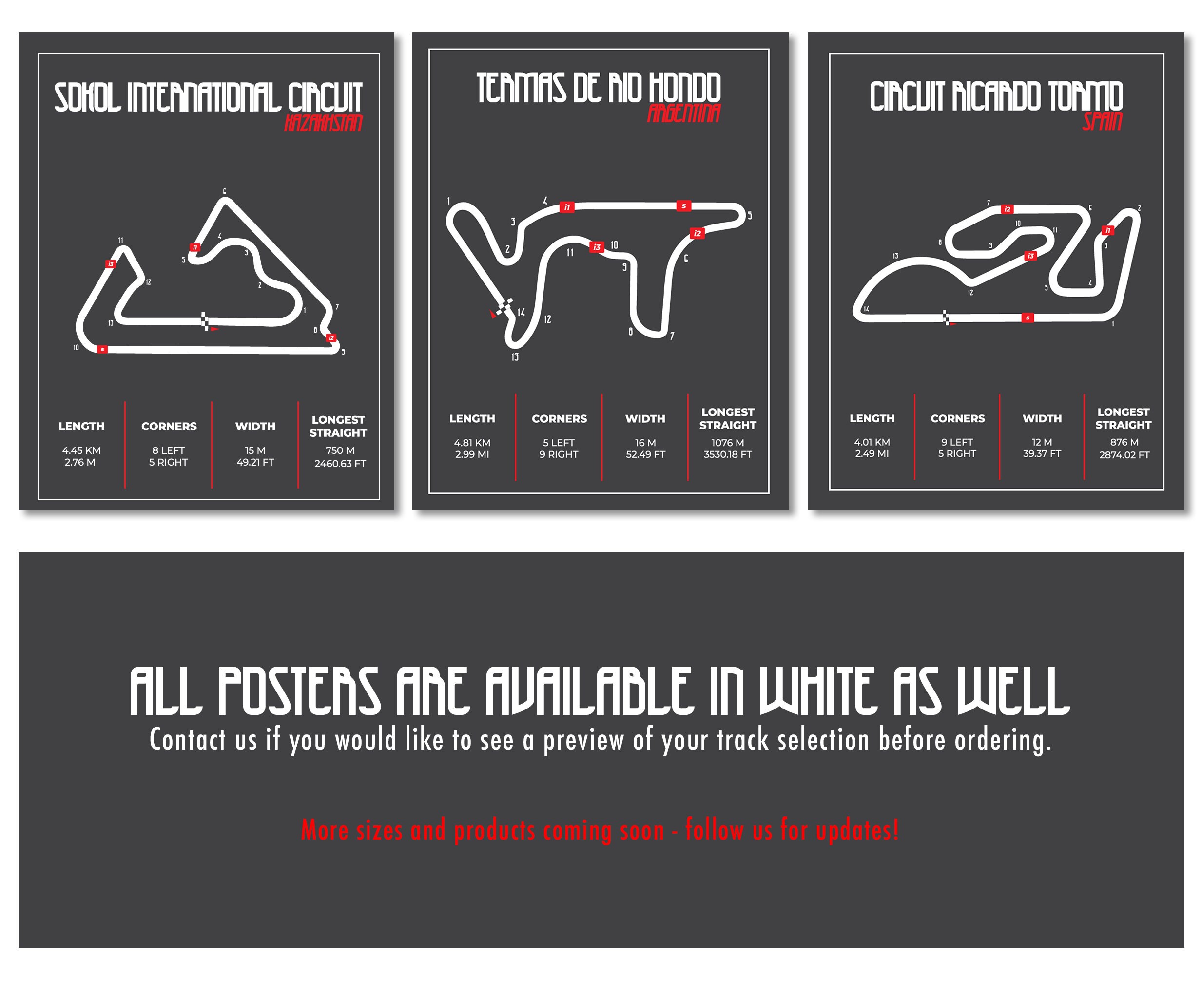 11x14 Motogp Circuit Wall Posters Racing Art Motorsport Home Decor Race ...