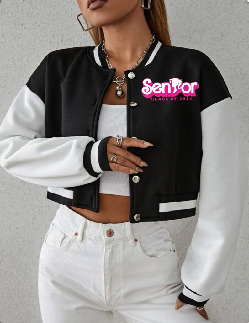 Barbie Themed , Class of 2024 Customized Varsity Jacket , Senior ...