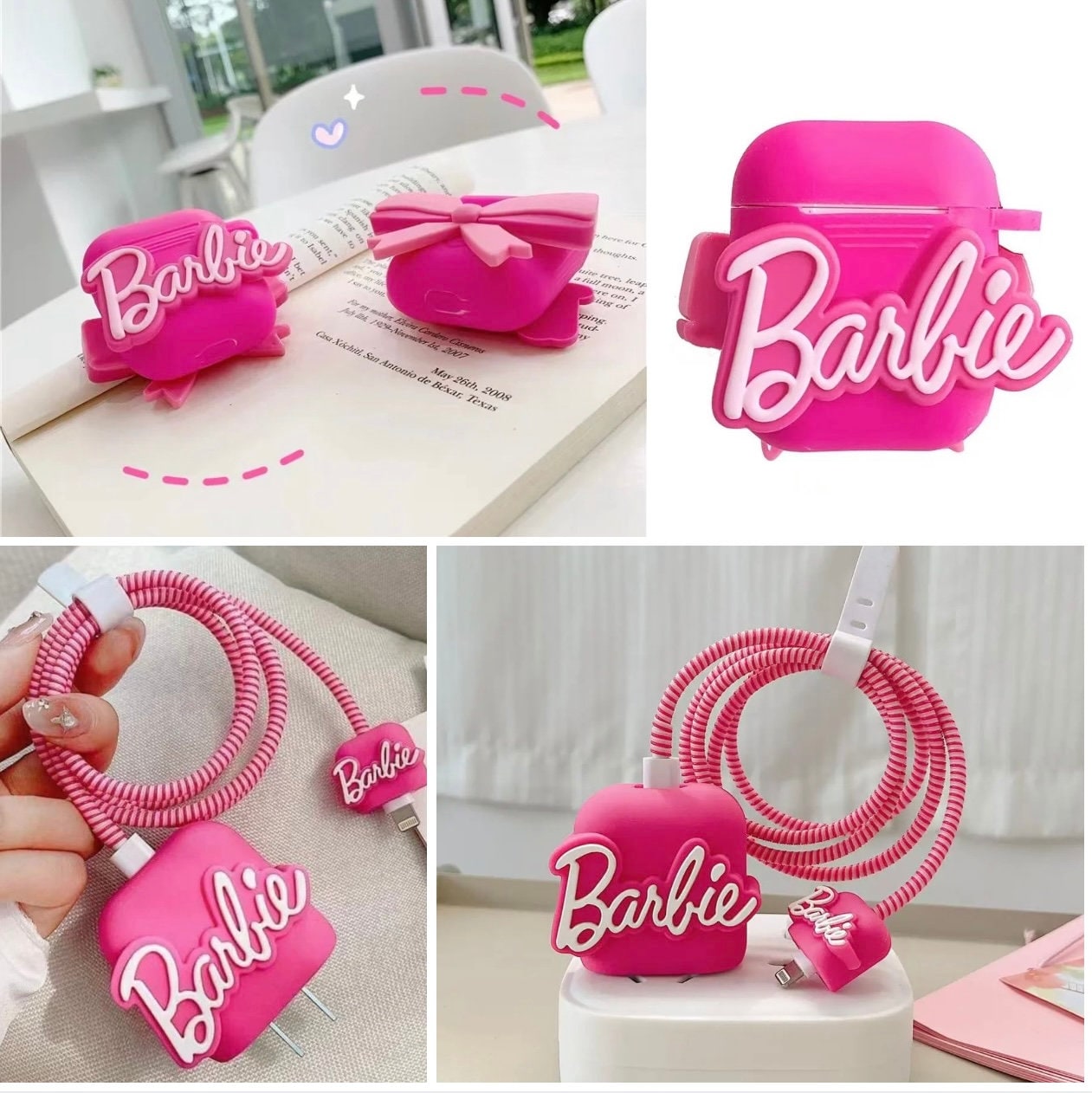 3D Cute Cartoon Silicone Charger Protector - Etsy