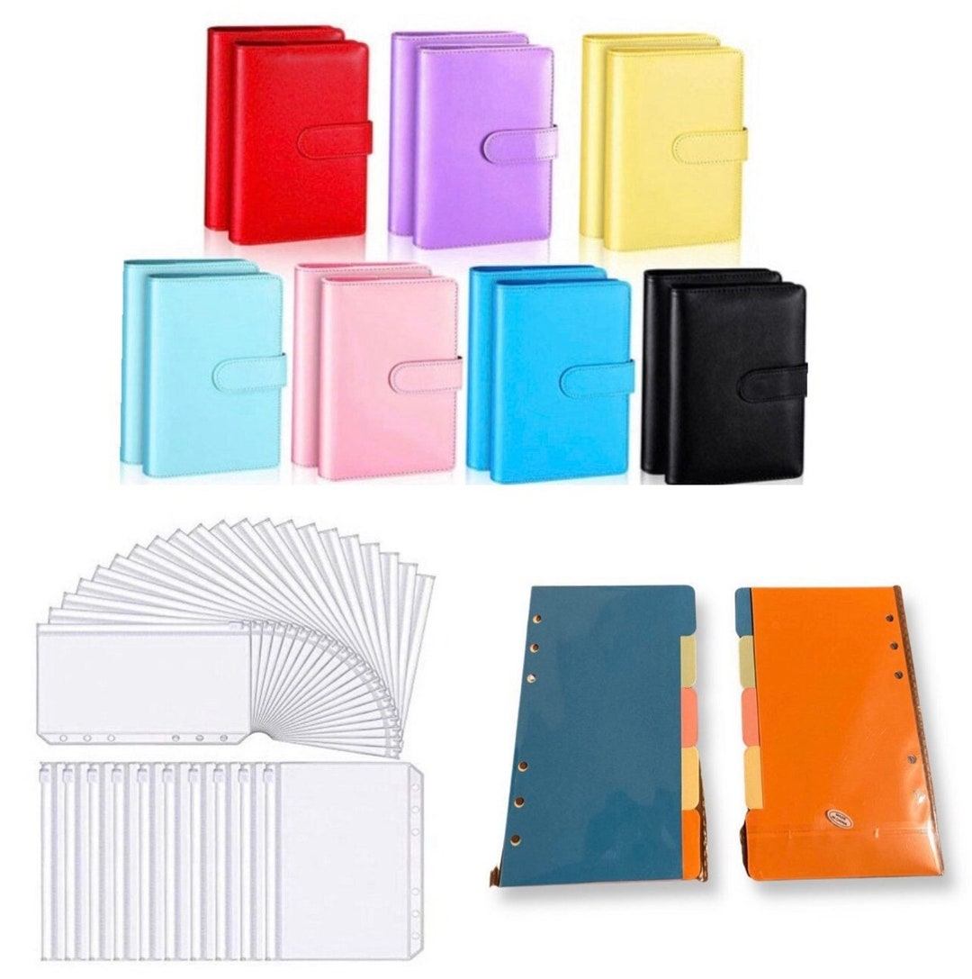 A6 Notebook Binder , 6 Ring Planner , A6 Envelopes , Money Organizer ...