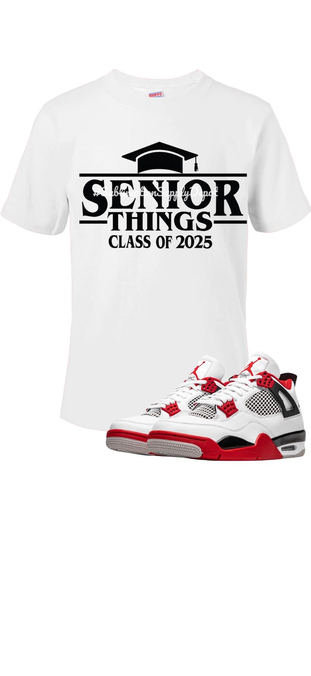 Senior Things 2025 Graduation PNG , Stranger Things Inspired PNG ...
