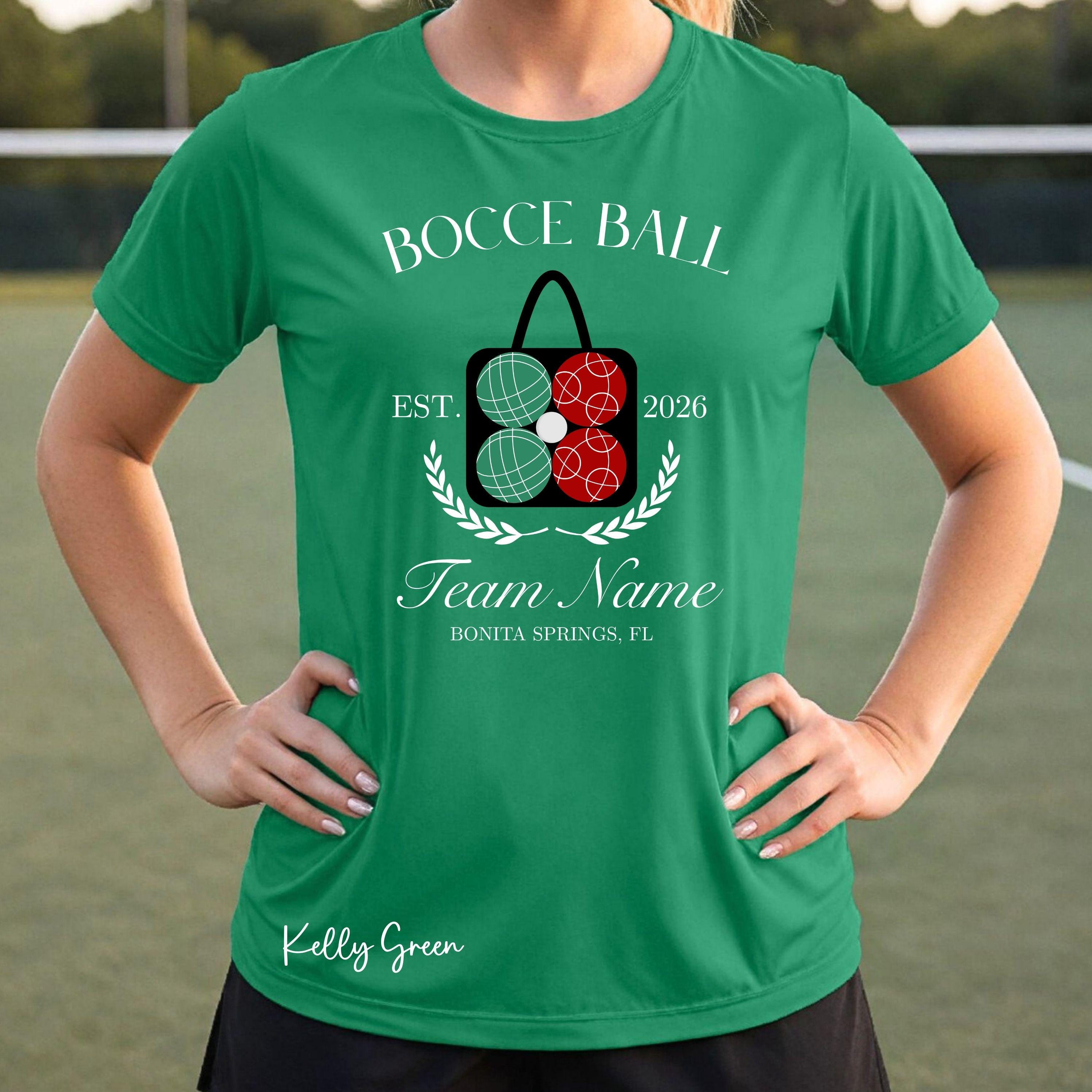 Custom Bocce Ball Team Shirt Personalized Bocce Shirt Game Day Graphic ...