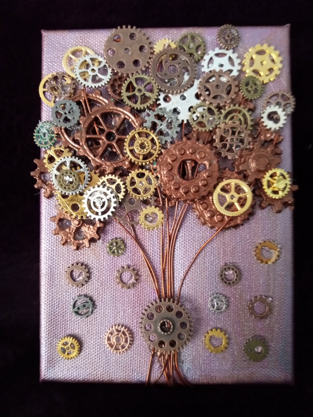 Steampunk Tree With Gears. - Etsy