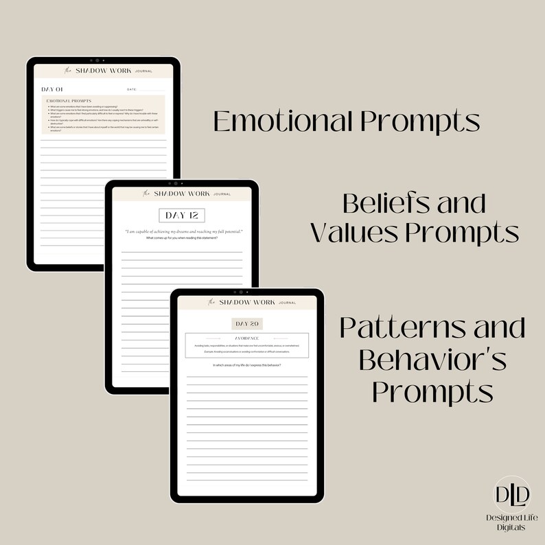 30 Day Shadow Work Journal, Shadow Work Workbook, Shadow Work Digital ...