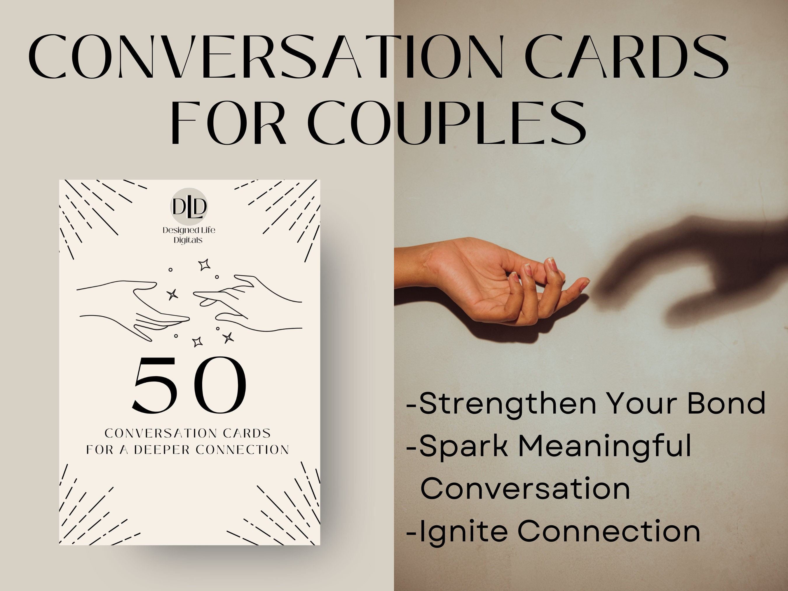 Conversation Starter Cards for Couples, Printable, Conversation ...