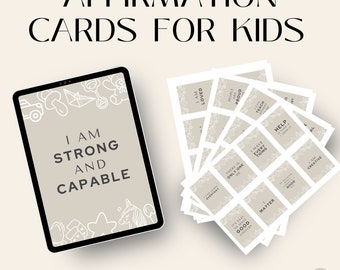 Printable Affirmation Cards for Kids Perfect for at Home or at School ...
