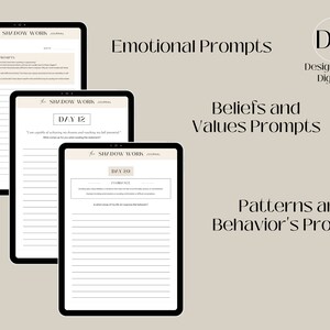 Self-care Planner Bundle, Shadow Work Journal, Self Contract, 109 Pages ...