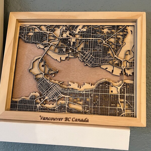 Laser Cut Layered Maps - Etsy