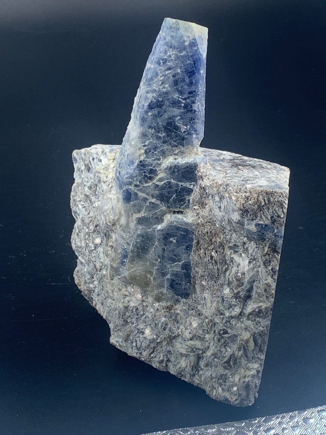 Big Sapphire Crystal on Phlogopite Mica Matrix - Etsy
