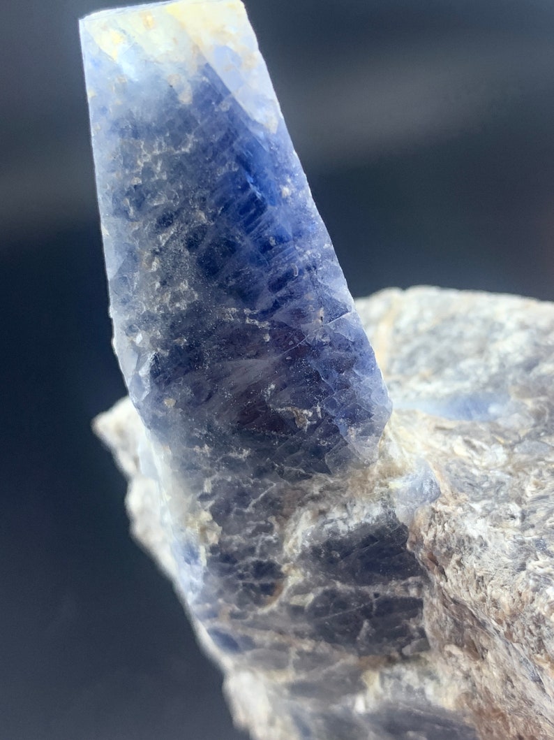 Big Sapphire Crystal on Phlogopite Mica Matrix - Etsy