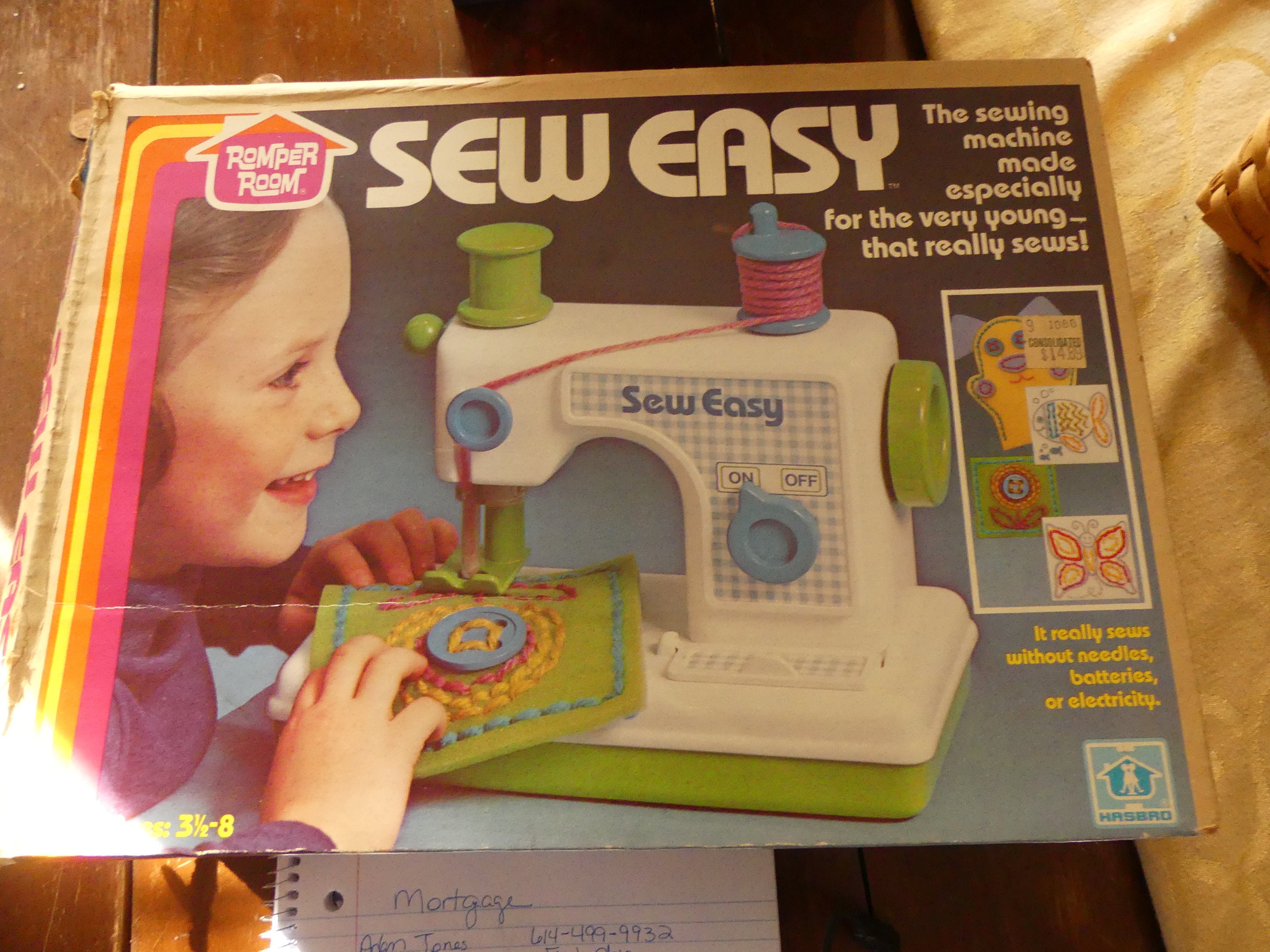 Vintage Hasbro Romper Room Sew Easy Kids Sewing Machine - Etsy