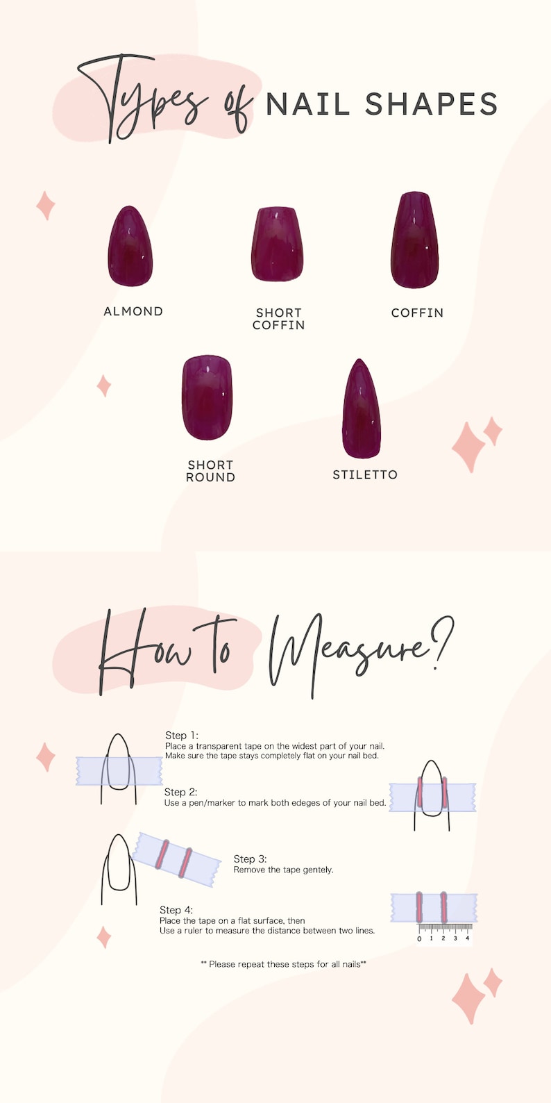 Blue Glitter Butterfly Wing Press on Nails | Hand Painted Nails | Fake ...