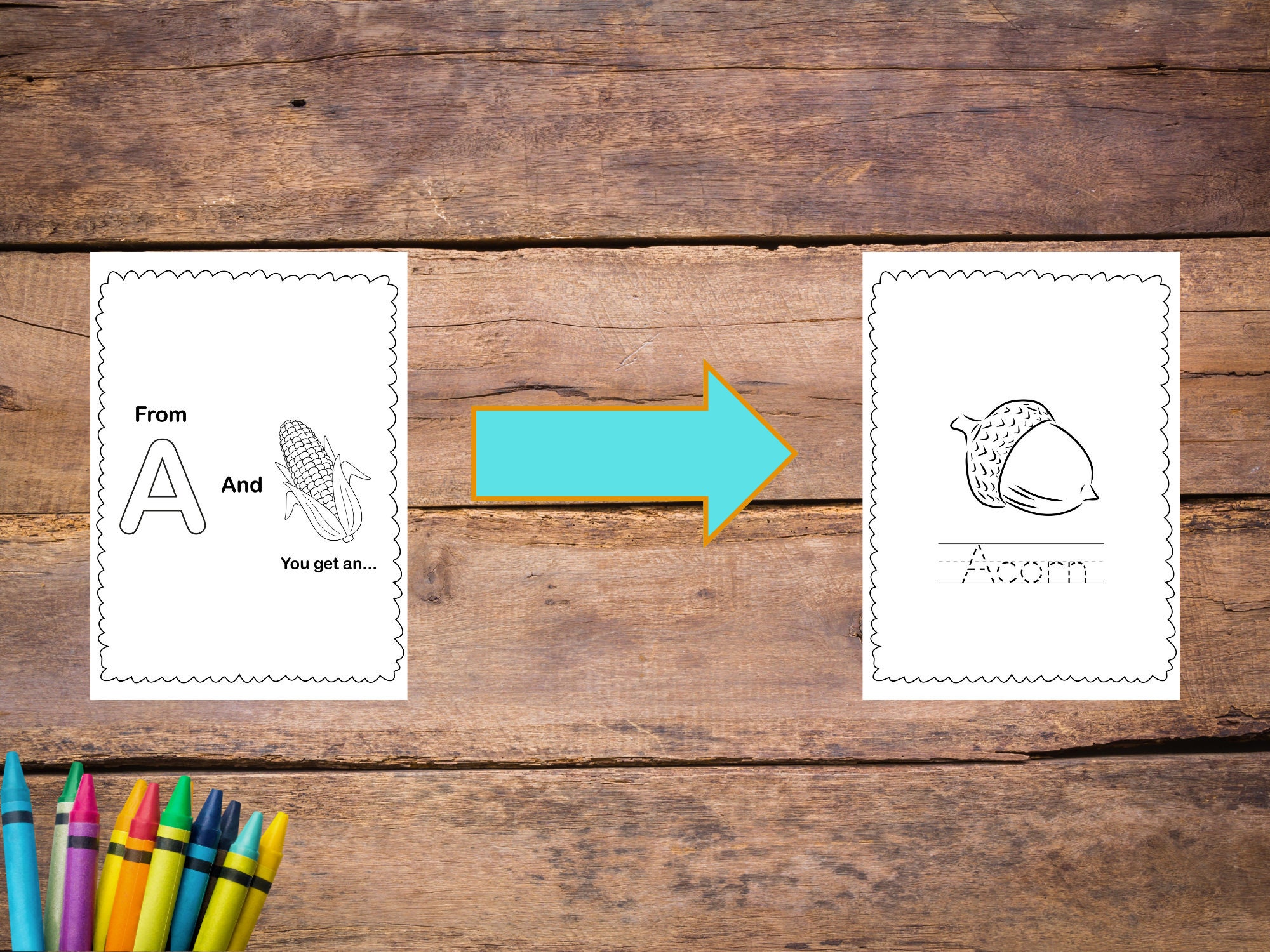 ABC Coloring Pages Tracing Word Search Digital Download - Etsy