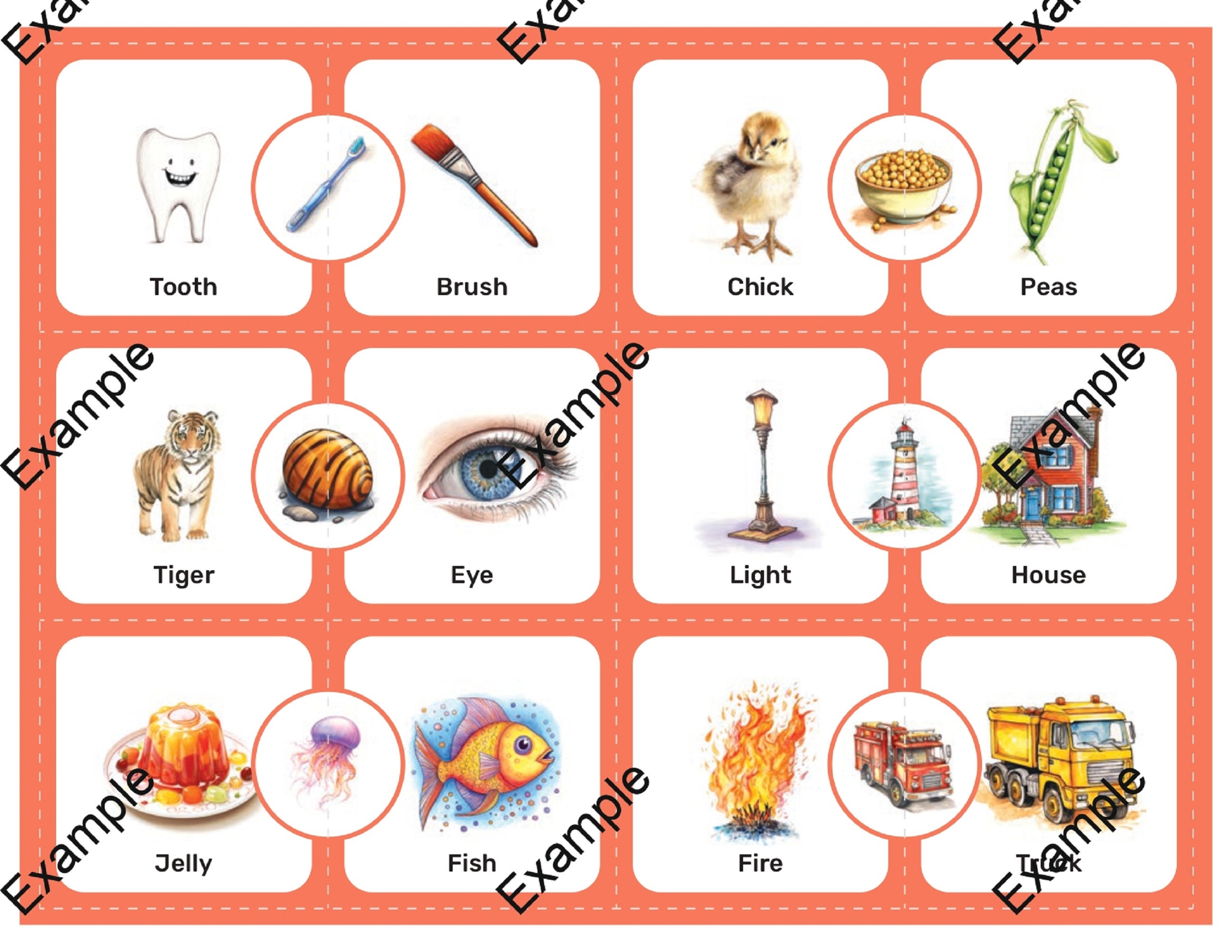 Compound Words Matching Cards - Memory Game | Digital Download - Etsy