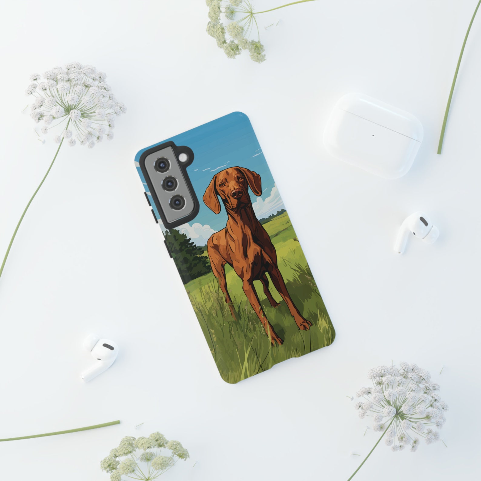 Hungarian Vizsla Tough Phone Cases Apple Iphone, Samsung Galaxy, or ...