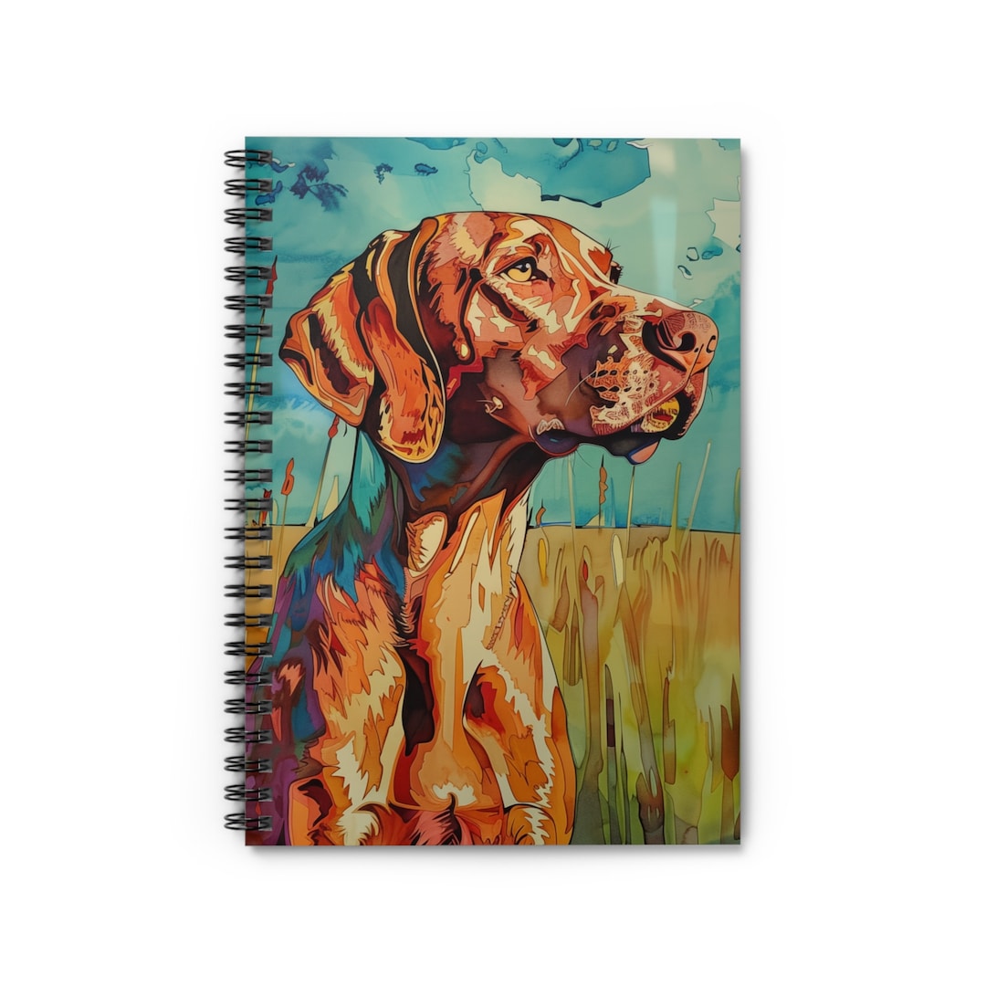 Hungarian Vizsla Spiral Notebook - Ruled Line - Etsy