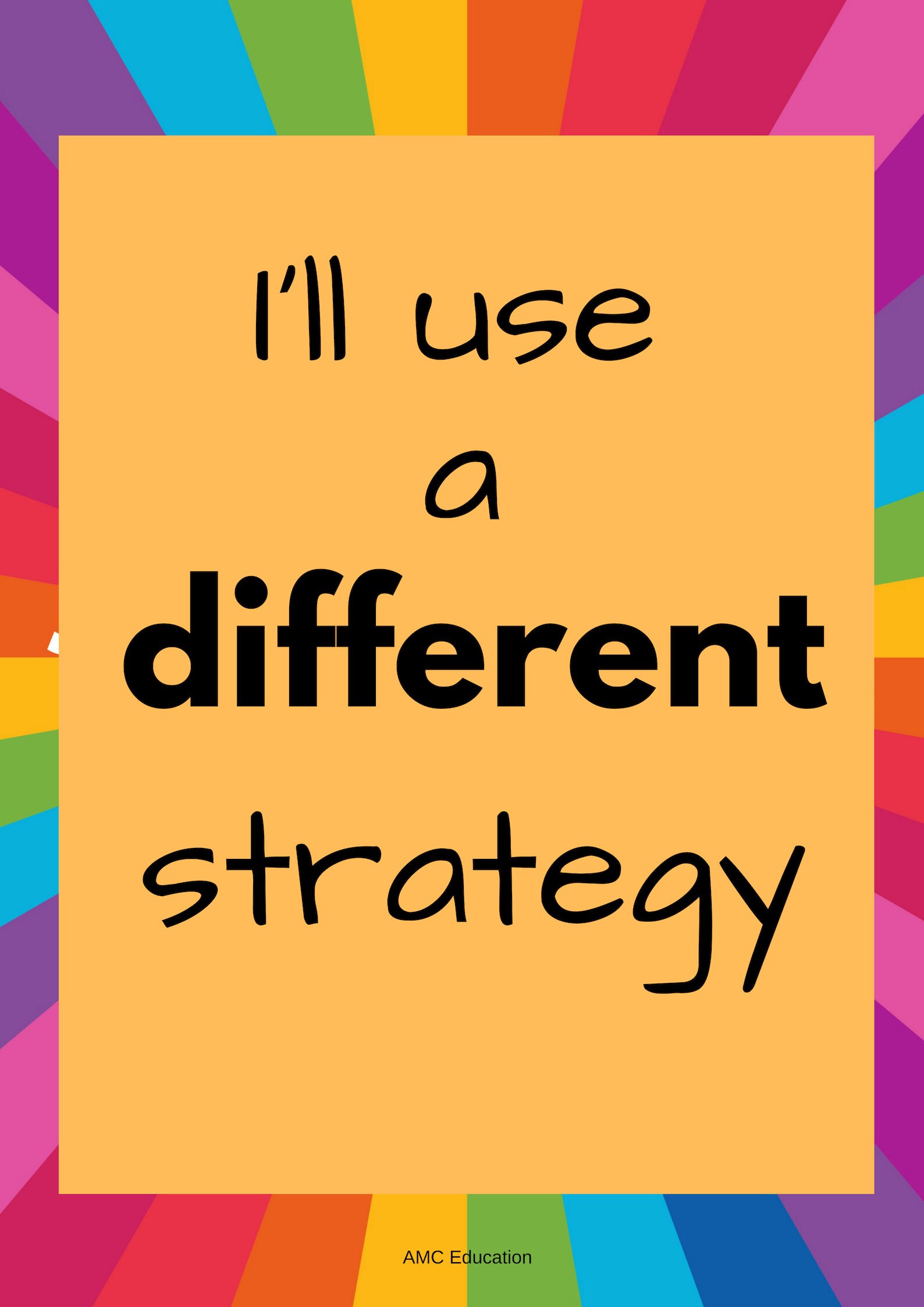 Growth Mindset Rainbow Poster Set - Etsy