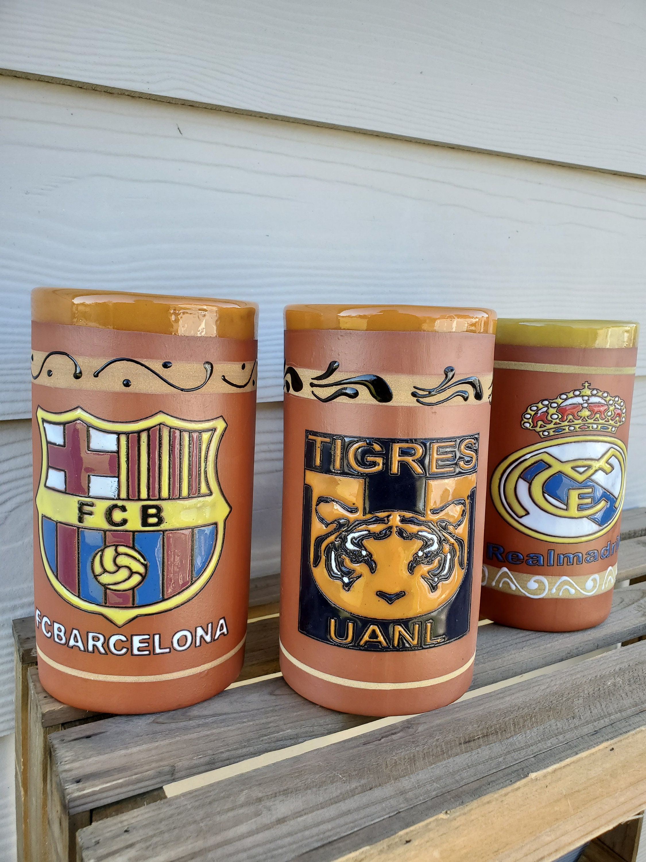 Handmade Clay Michelada Beer Mug With Handle - Etsy