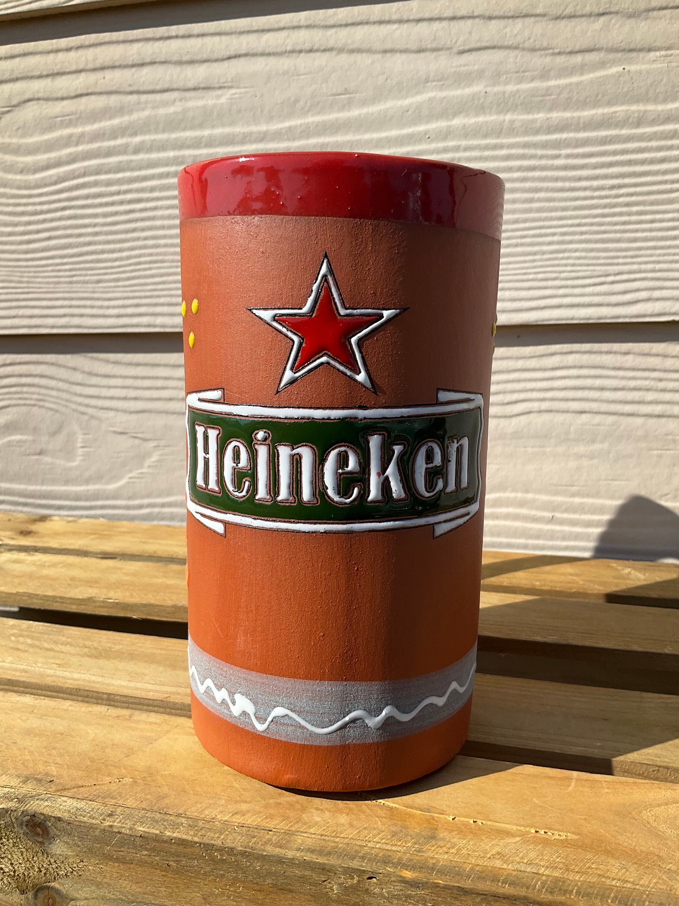 Clay Beer Mug Michelada Cup Made in Mexico Artesania Tarro Cup 32oz - Etsy