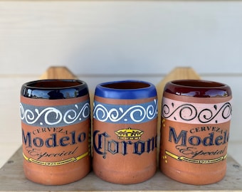 Clay Beer Mug Michelada Cup Made in Mexico Artesania Tarro Cup 32oz - Etsy