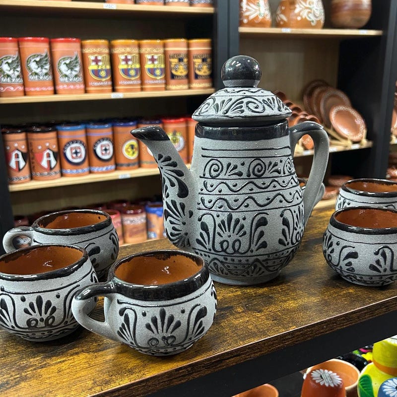 Mexican Tea Set - Etsy