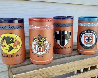 Clay Beer Mug Michelada Cup Made in Mexico Artesania Tarro Cup 32oz - Etsy