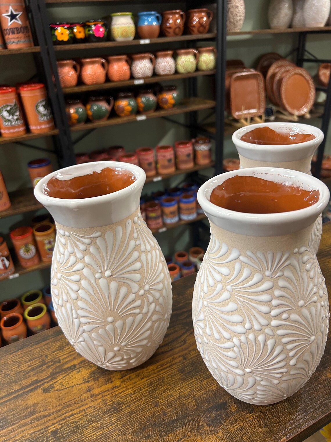 Clay Vase Made in Mexico Florero Hecho En Mexico - Etsy