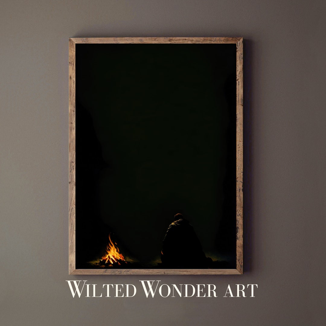 Dark Academia Knight by Campfire Printable, Gothic Painting Download ...