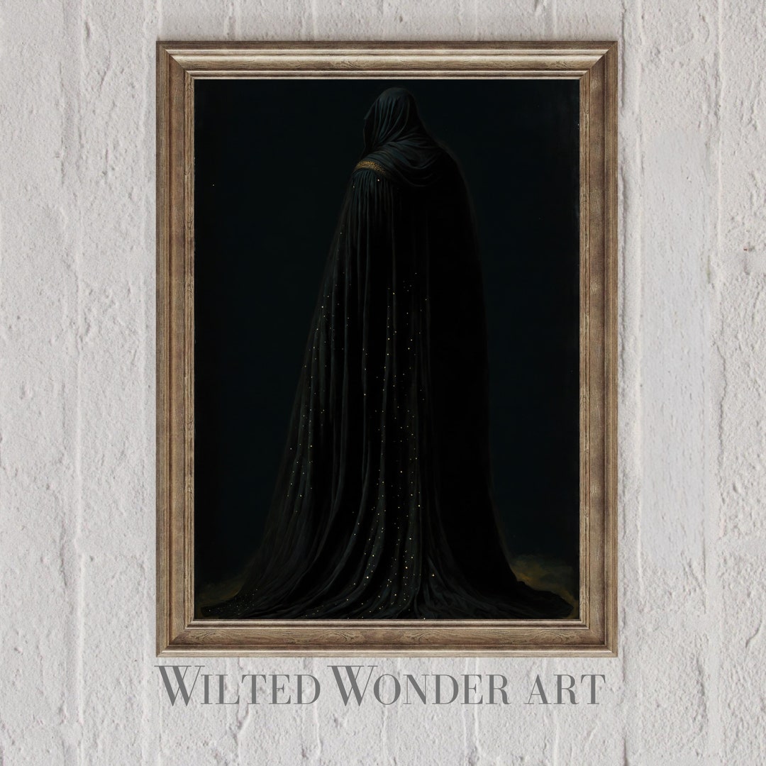 Dark Academia Oracle of the Stars 3 Printable, Gothic Painting Download ...