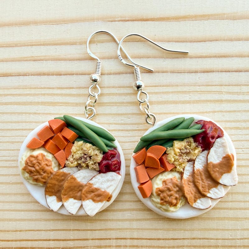 Polymer Clay Food Earrings - Etsy