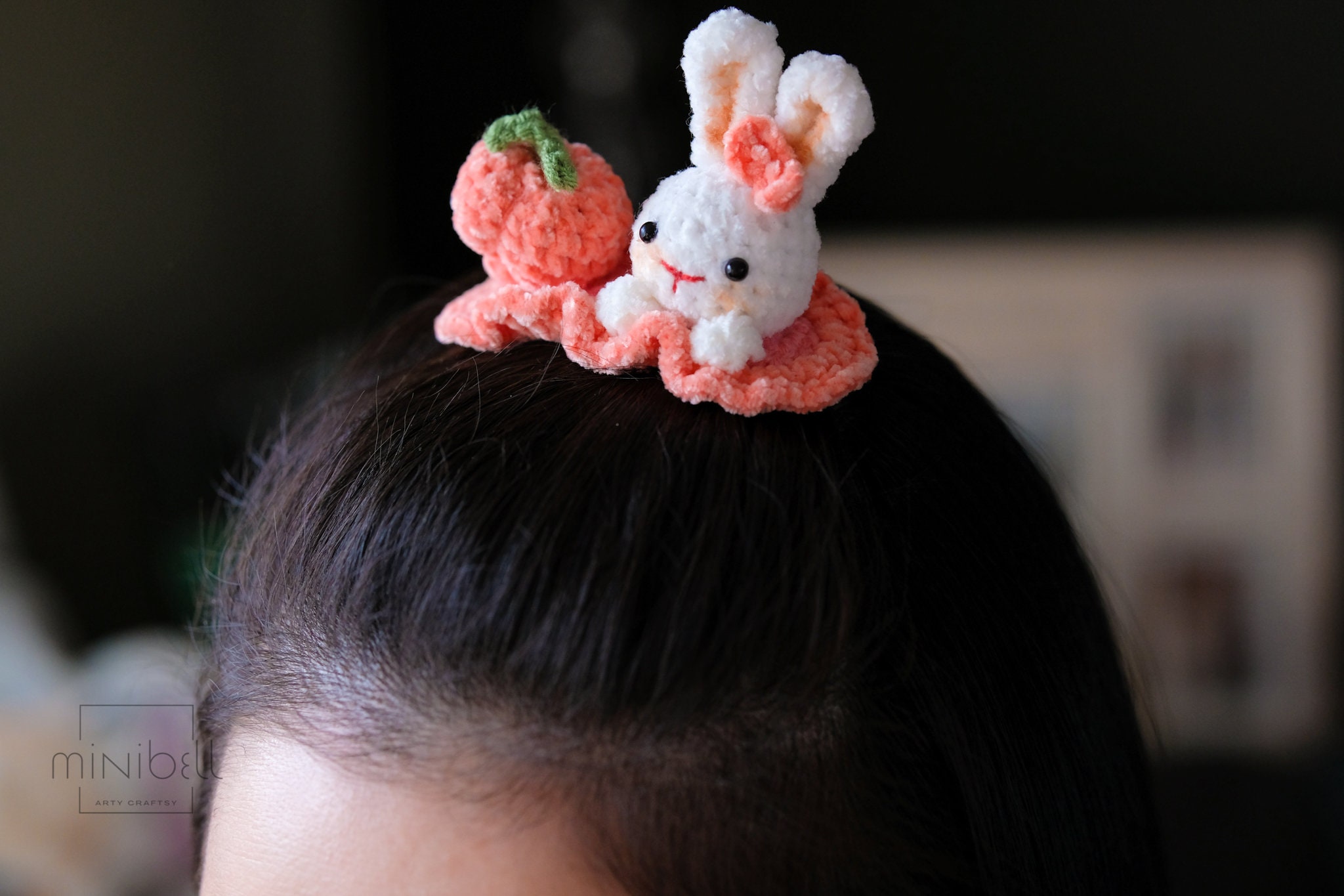 Cute Animal Hair Clip, Cute Crochet Clip, Crochet Hair Snap, Hair ...