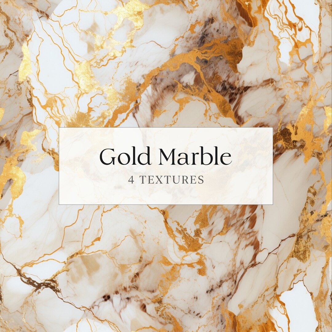 Golden Marble Textures, Seamless Pattern, Digital Paper, Commercial Use ...