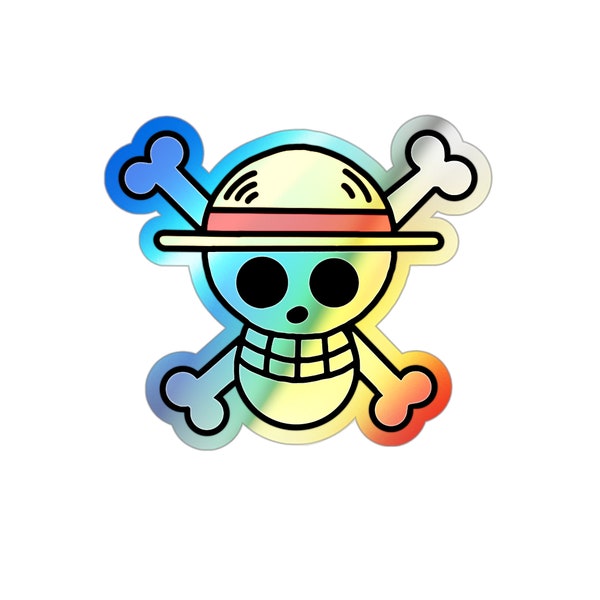 Straw Hat Jolly Roger Sticker - Etsy