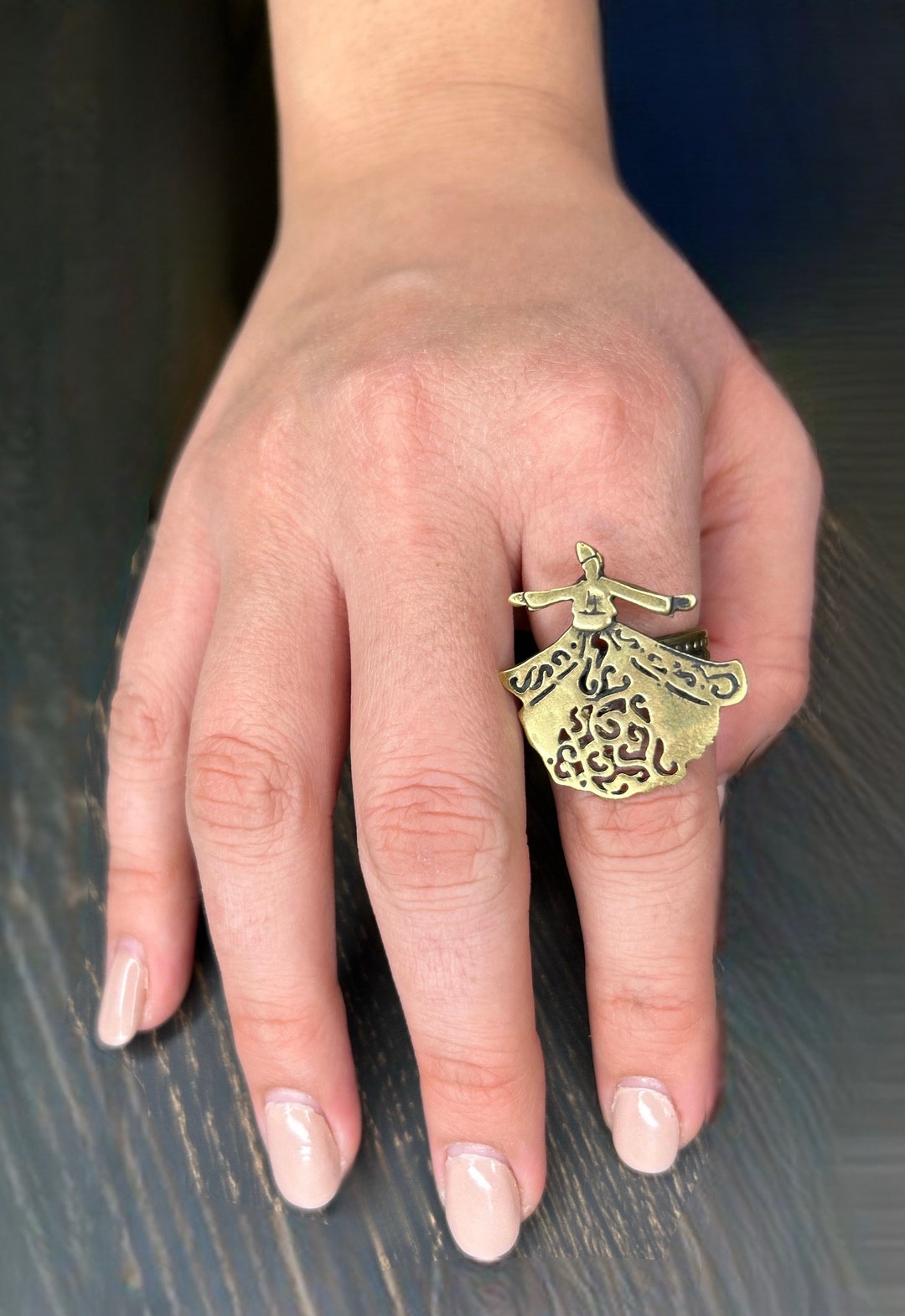 Turkish Traditional Ring. Middle East Ring. Sama Dance Ring. Darwish ...