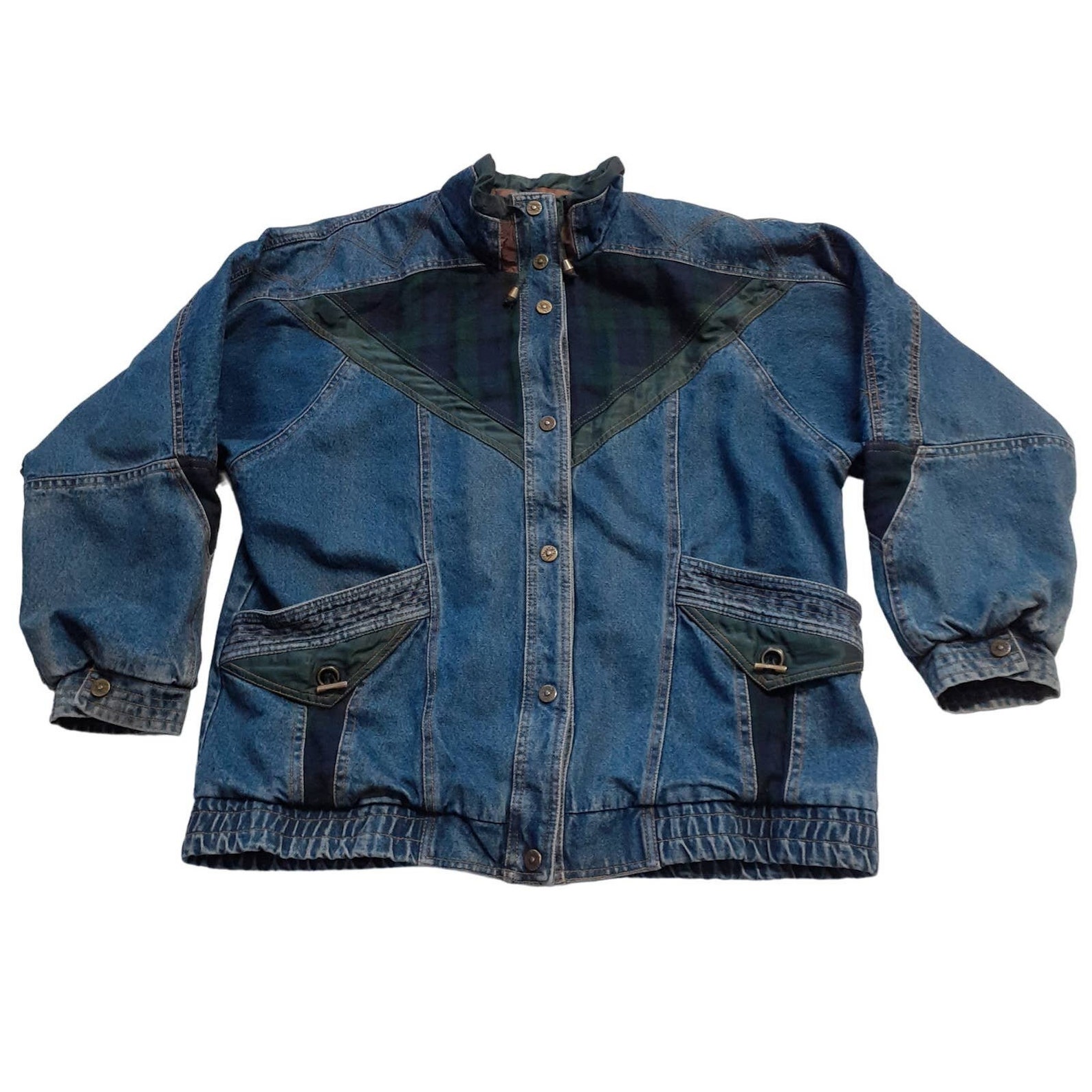 Vintage 90's Women's Current Seen Heavyweight Oversized Large Denim ...