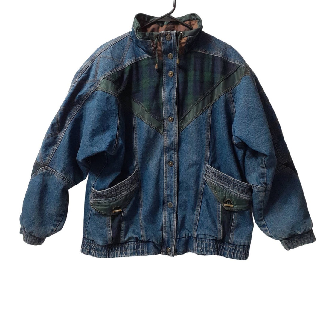 Vintage 90's Women's Current Seen Heavyweight Oversized Large Denim ...