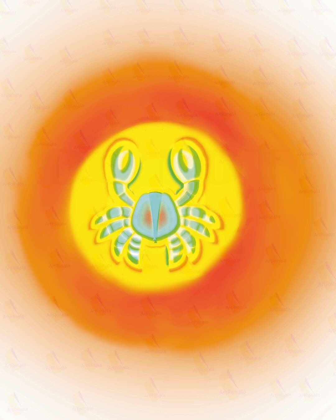 Sun in Cancer. Get a Digital File for Yourself or a Loved One Born ...